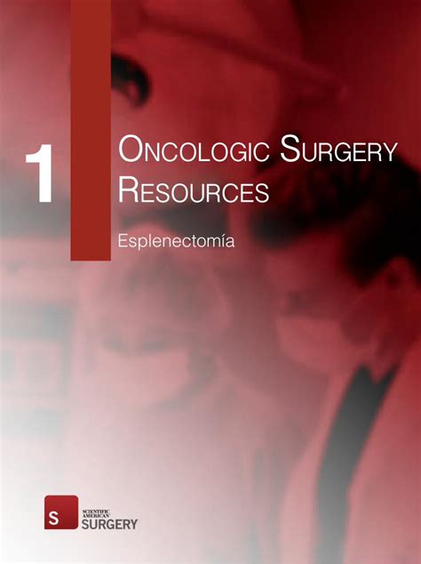 Pdf O Resources Ncologic Surgery Esferocitosis Hereditaria Eh