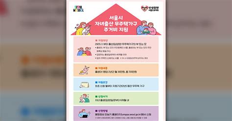 서울시 아이 태어난 무주택 가구에 2년간 최대 720만 원 주거비 지원