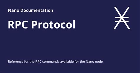 Rpc Protocol Nano Documentation