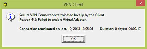 Cisco Secure VPN Connection Terminated Locally By Client Blog Santiago Buitrago