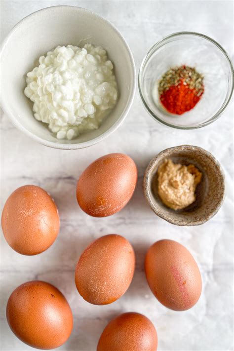 Healthy Deviled Eggs {high Protein}