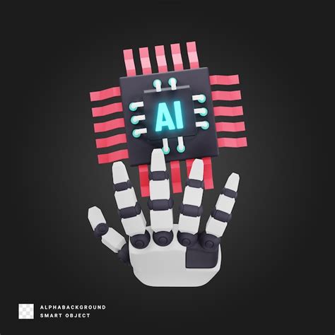 Premium Psd Artificial Intelligence 3d Illustration Render