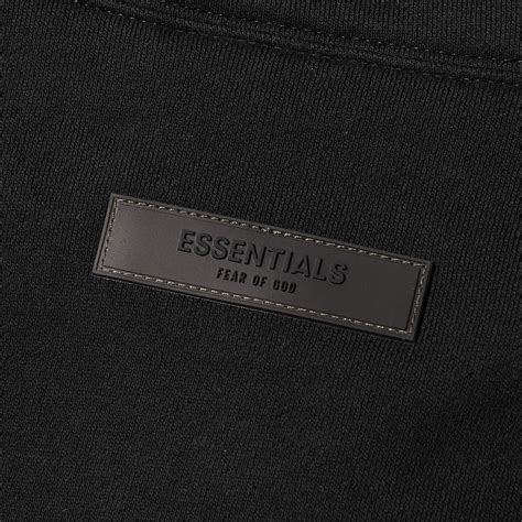 Fear Of God Essentials Logo Mock Neck Sweat Stretch Limo End Us
