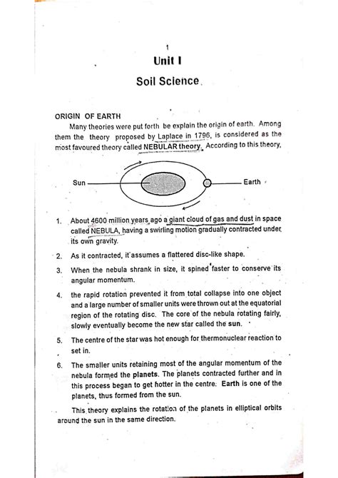 SOLUTION Soil Science Unit 1 Studypool