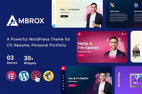 Ambrox Personal Portfolio Resume Theme Prime Access