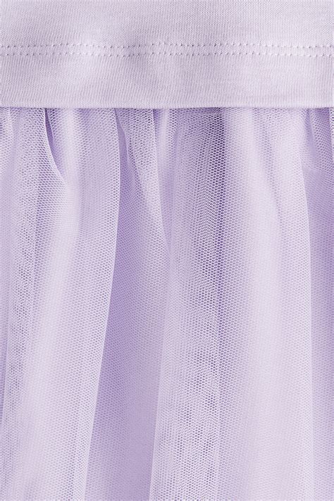 Рокля от тюл с принтиран мотив Люляков Замръзналото кралство ДЕЦА Handm Bg