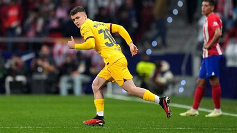 Xavi rewarded Marc Casadó against Atlético with his long awaited debut