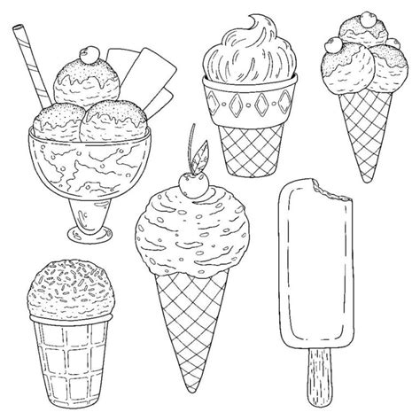 Desenhos De Sorvete Para Colorir 90 Peças Imprima Gratuitamente