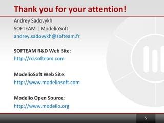 Modelio Open Source UML BPMN PDF Technology Computing