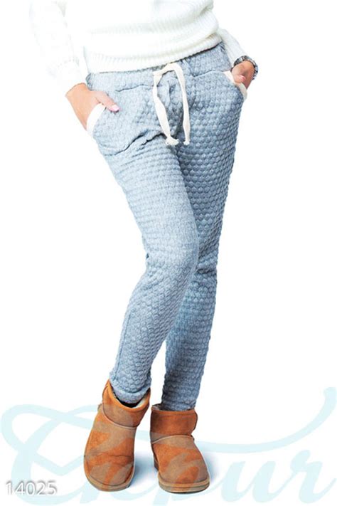 Брюки мелкой вязки с завязками на поясе (арт. 14025) ♡ интернет-магазин ...