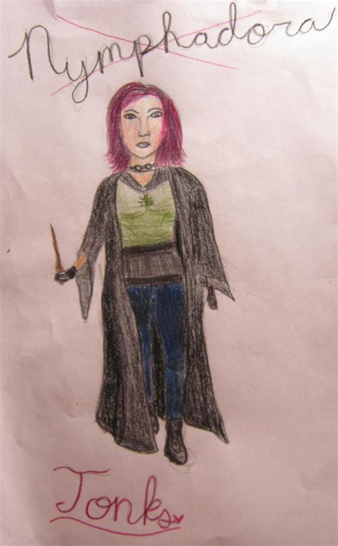 Nymphadora Tonks Sketch By Velours Noir On Deviantart
