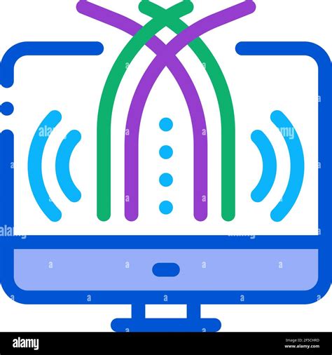 Data Science Color Icon Vector Illustration Sign Stock Vector Image