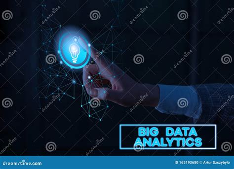 Text Sign Showing Big Data Analytics Conceptual Photo The Process Of Examining Large And Varied
