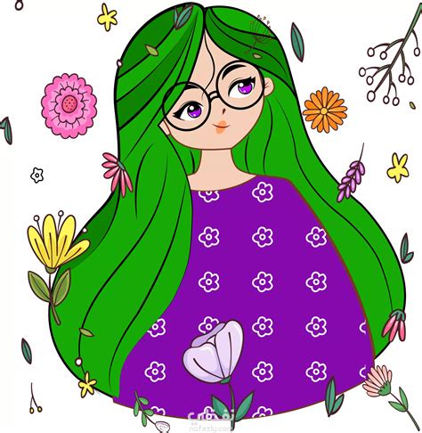 ⭐رسم وتصميم شخصية بنت جميلة باستخدام الالستريتور فيكتور Vector وتصميم