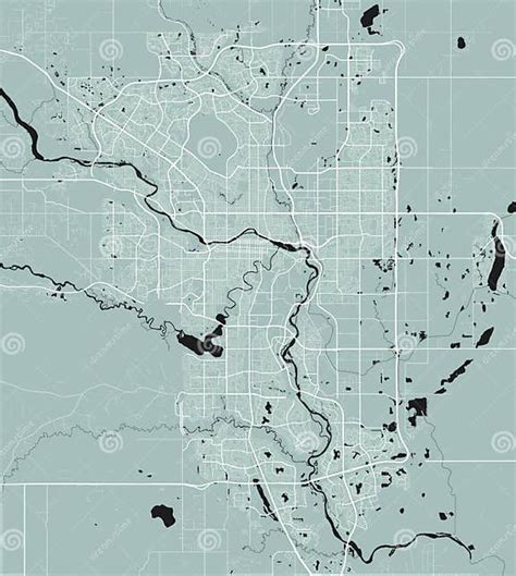 卡尔加里矢量图地图 街道地图艺术海报插图 向量例证 插画 包括有 绘图 卡尔加里 地点 住宅 195136651