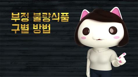 고양시 식품안전과 부정불량식품단속 캐릭터 애니메이션 영상 인포그래픽 모션그래픽 동영상 광고영상 홍보영상 Youtube