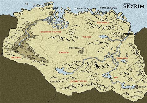 Skyrim Skyforge Map