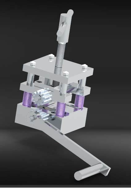 青栋 铣床手动夹具3D模型下载 三维模型 Parasolid x t STEPIGES模型 制造云 产品模型