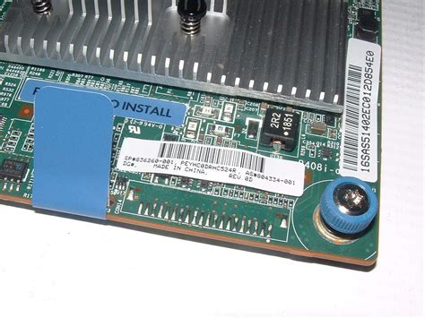 HPE Smart Array P I A SR Gen SAS Modular Controller IDKMANAGER