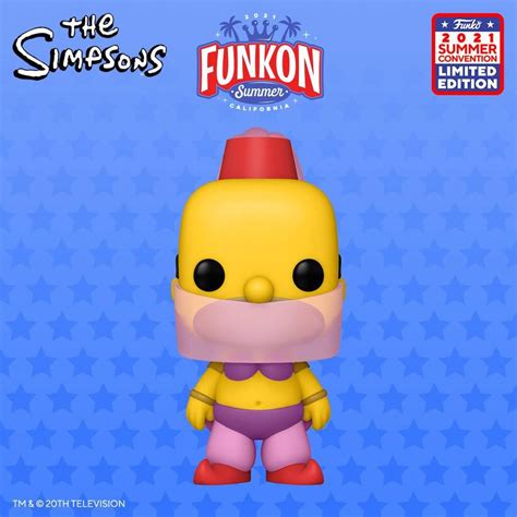 Funkon 2021 Reveals The Simpsons Belly Dancer Homer Funko Amino