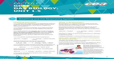 Pdf Factfile Gcse Das Biology Unit 1 Ccea Dokumentips