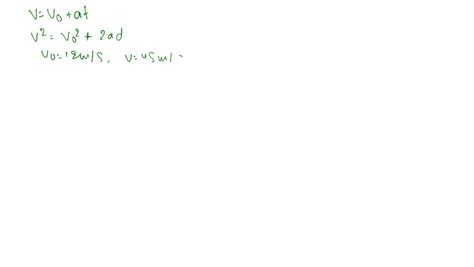 An Object With An Initial Velocity Of M S Accelerates Uniformly For S A If The Final