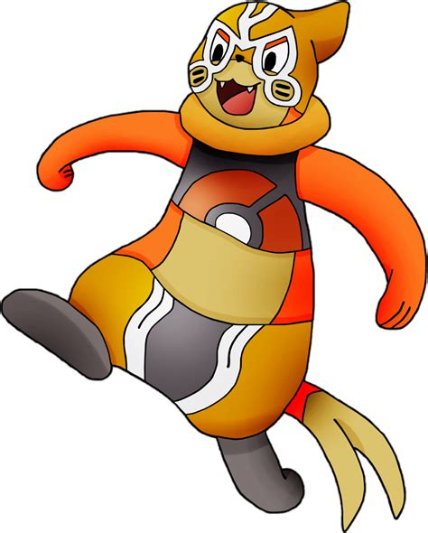 Oras Tribute Cosplay Buizel Lucha Libre Nobg By Pokemon Traceur