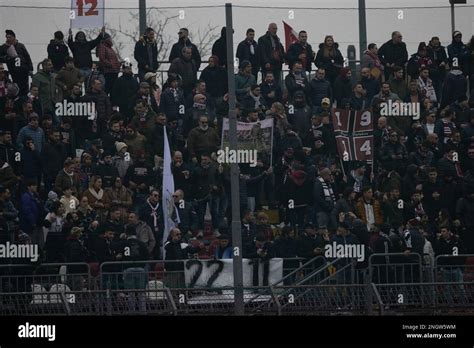 Fans Of Reggina During The Italian Soccer Serie B Match As Cittadella