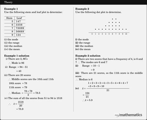 Analysing Dot Plots And Stem And Leaf Maths Year 7 Nsw