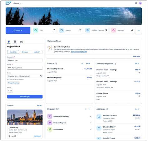 Concur Travel And Expense Home Page Redesign Impact23