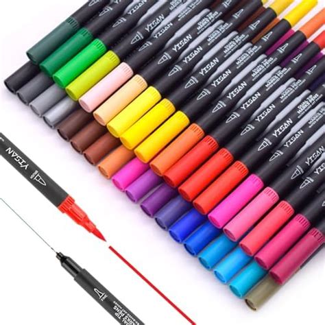 Amazon Shuttle Art Dual Tip Brush Pens Art Markers Colors Fine And Brush Dual Tip