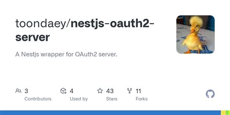 github toondaey nestjs oauth2 server a nestjs wrapper for oauth2 server