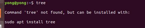 Linux Ubuntu 不能安装tree命令的详细讲解（无法定位软件包 Tree）ubuntu Wufa安装tree命令 Csdn博客