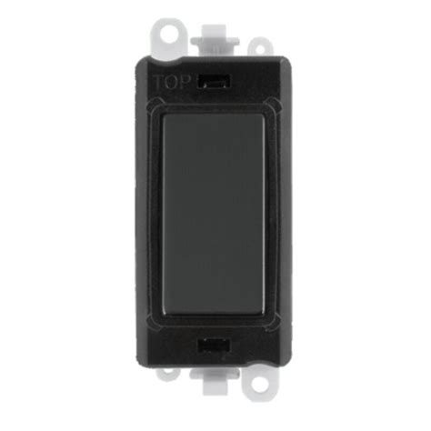 Click GM2008BKMB GridPro Matt Black Blank Module Black Insert