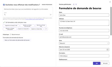 Ajouter Un Formulaire Généré Par Lia Avec Copilot Version