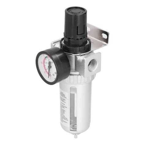 ZJCHAO Régulateur de pression d air comprimé avec filtre séparateur eau huile et manomètre