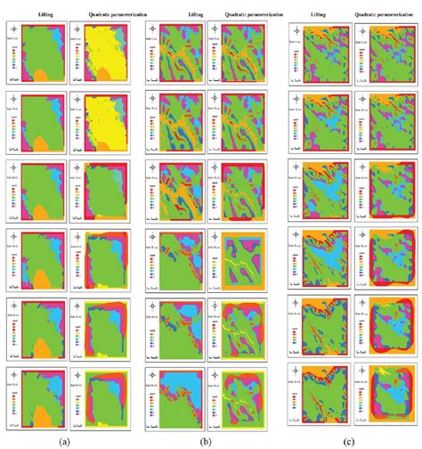 Landform Classification For The Multiscale Dems For A Case 1 B