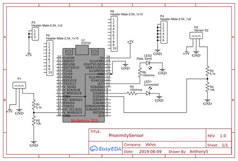 proximity sensor platform for creating and sharing projects oshwlab