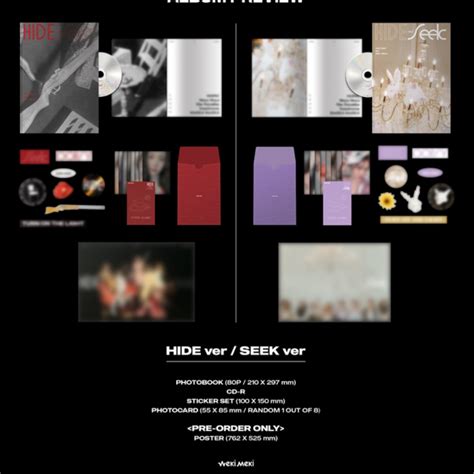 Weki Meki Hide And Seek 3rd Mini Album 2 Versions
