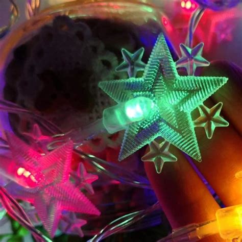 Guirlandes Lumineuses Star Lantern String Lights Christmas Decoration