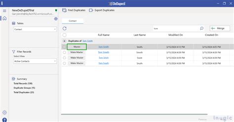 Eliminate Dynamics 365 Crm Duplicates With Master Record Selection And