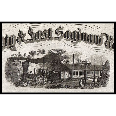 The Bay City And East Saginaw Railroad Co Artonpapers