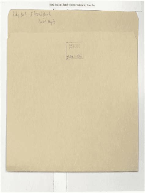 Fillable Online Trove Of Jfk Assassination Records Released By National