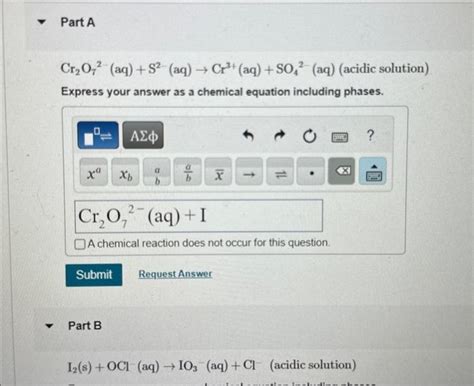 [solved] Cr2o72 Aq S2 Aq Cr3 Aq So42 Aq Acidicsolution