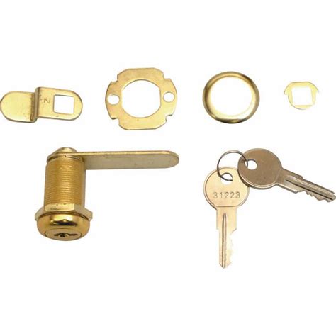 Prime Line Bright Brass Gold Steel Cabinetdrawer Lock Ace Hardware