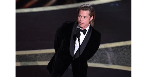 Watch Brad Pitts 2020 Oscars Acceptance Speech Video Popsugar Entertainment Photo 11