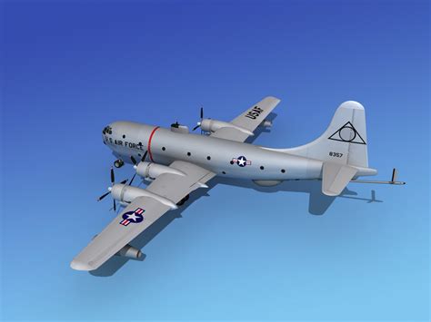 Boeing Kc 97 Stratotanker Usaf 2 3d Model Rigged Cgtrader