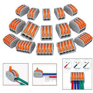 Buy Spring Lever Terminal Block Electrc Cable Connector Online From ShopClues