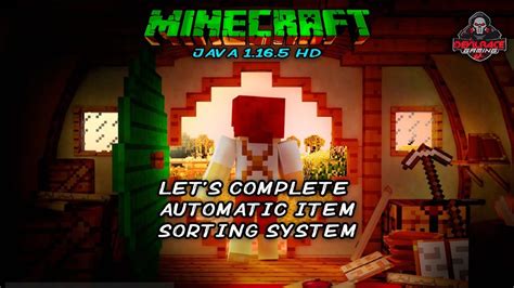Lets Complete Automatic Item Sorting System Minecraft Youtube