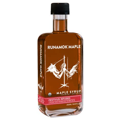 Runamok Festivus Infused Maple Syrup Modern Bbq Supply